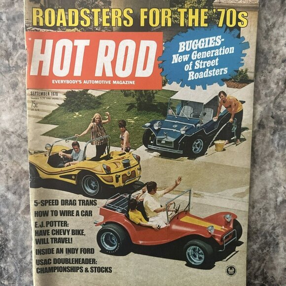 Other | Hot Rod Magazine September 197 Buggies Roadsters Usac ...